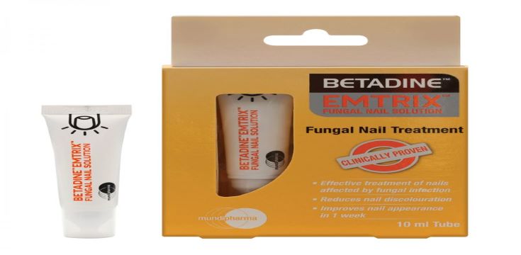 New BETADINE EMTRIX Fungal Nail Solution