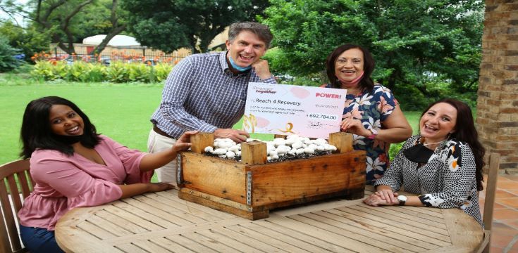 The Power Of Pink Cheque Handover