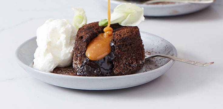 World Chocolate Day - Decadent Salted Caramel Chocolate Soufflé